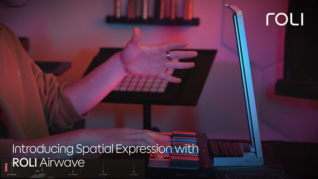 Roli Airwave - Released - ROLI - Poly Expression